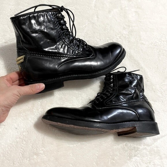Shoes | Barracuda Made In Italy Mans Combat Lace Up Boots | Poshmark